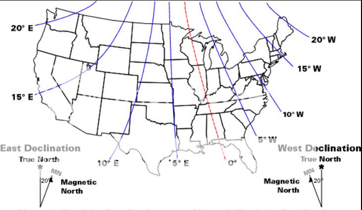 Back Country Navigation - Determining and Dealing with Declination ...