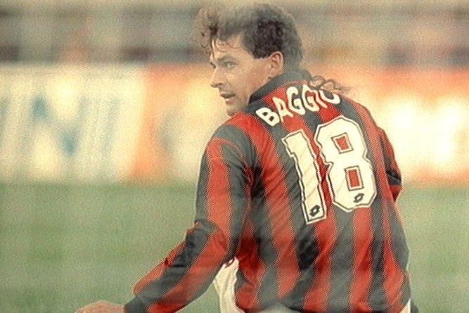 AC Milan 95/97 #18 BAGGIO Homekit Nameset Printing