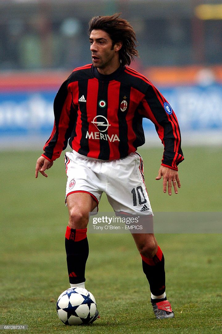 AC Milan 02/04 #10 RUI COSTA Homekit / 3rd Awaykit Nameset Printing