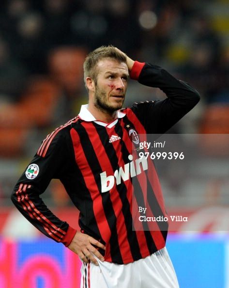 AC Milan 09/10 #32 BECKHAM Homekit / 3rd Awaykit Nameset Printing