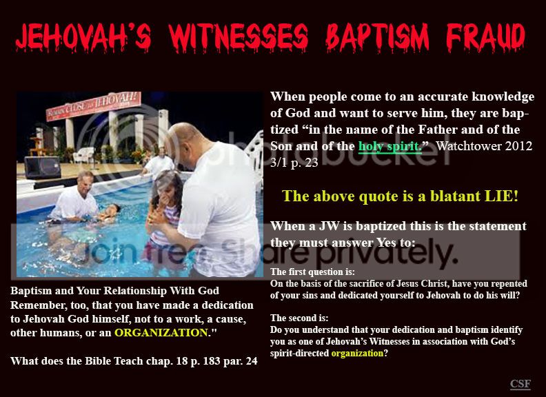 Baptism of Jehovah's Witnesses