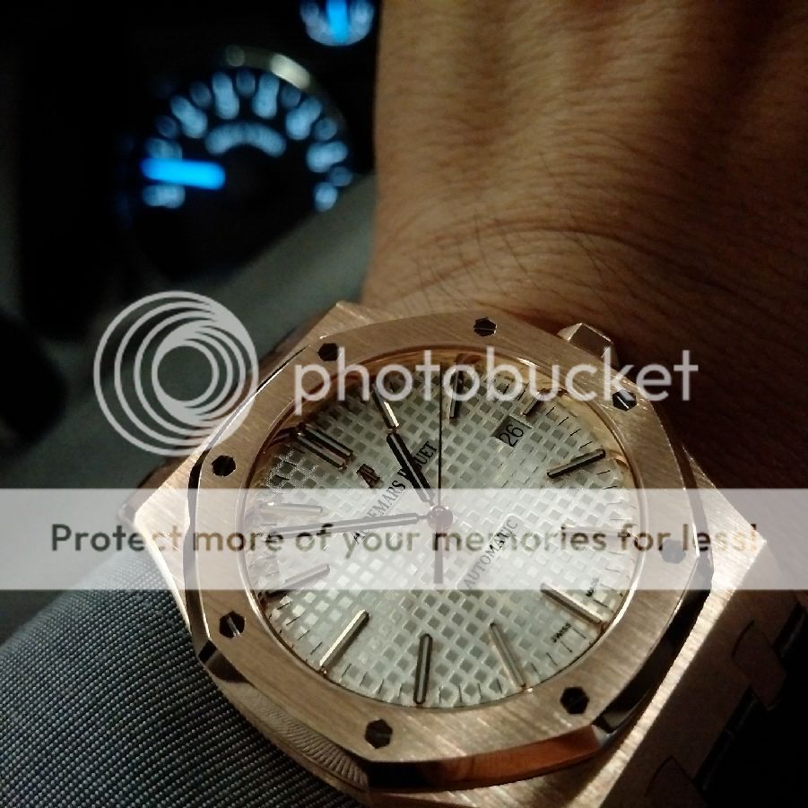 TimeZone : Audemars Piguet » ap rose gold white dial